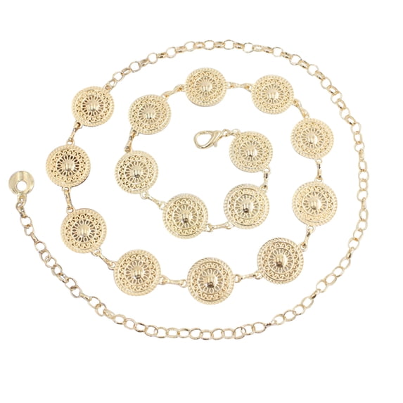 Belts for Women Fashion Hook Adjustment Waist Metal String Decorative ...