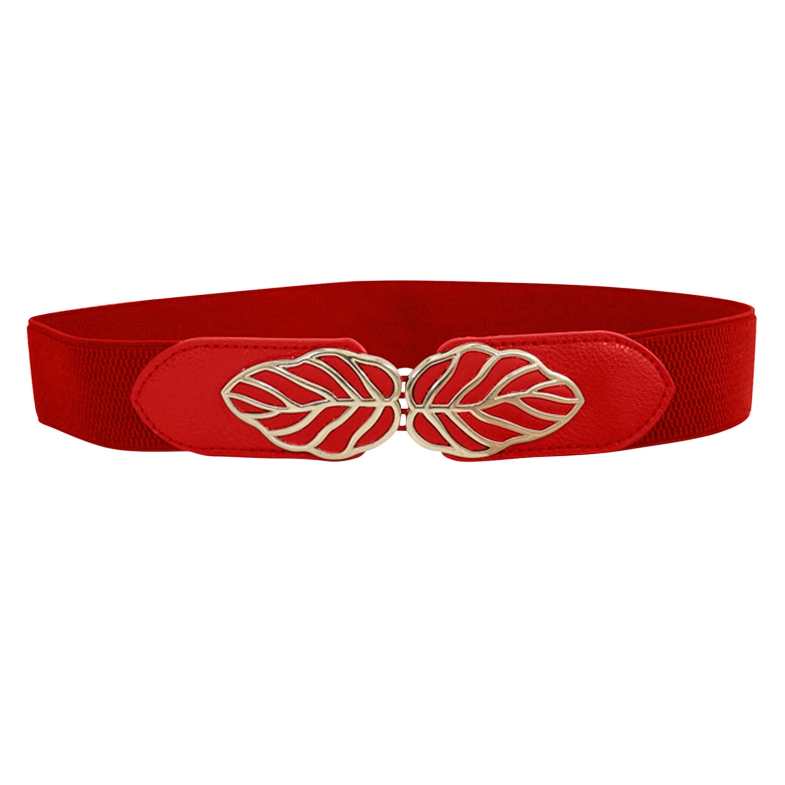 Belts for Women Holiday Dresses Faux Leather Retro Wide Belt Business ...