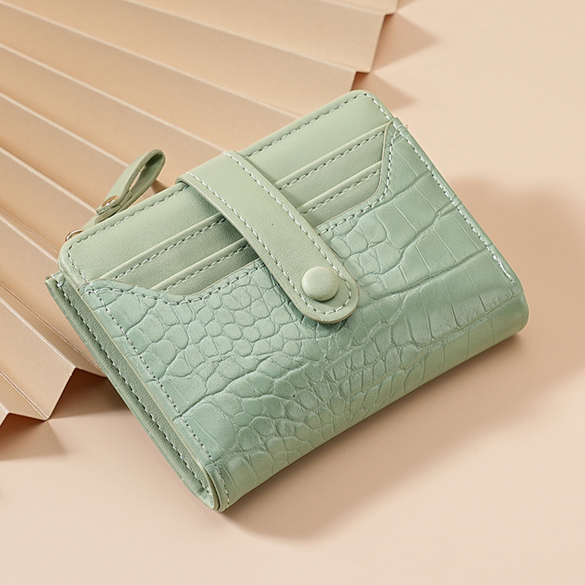 Beltzy Small Womens Wallet Leather Bifold Card Holder RFID Blocking ...