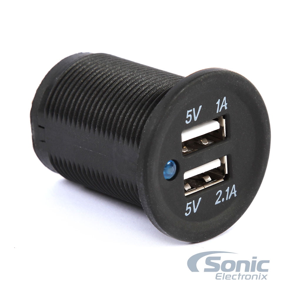 Belva BA2USB Dual USB 12 Volt Charging Port with LED Charge Status ...