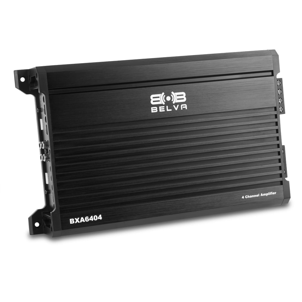 Belva BXA6404 Class-A/B 4-Channel Car Audio MOSFET Amplifier 640W Peak ...