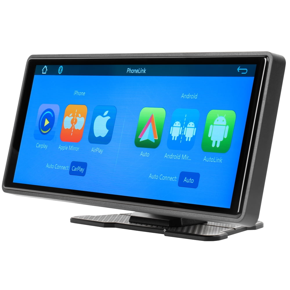 Belva NDASH10 10.26" Portable Dash Mount Stereo Touchscreen with Apple ...