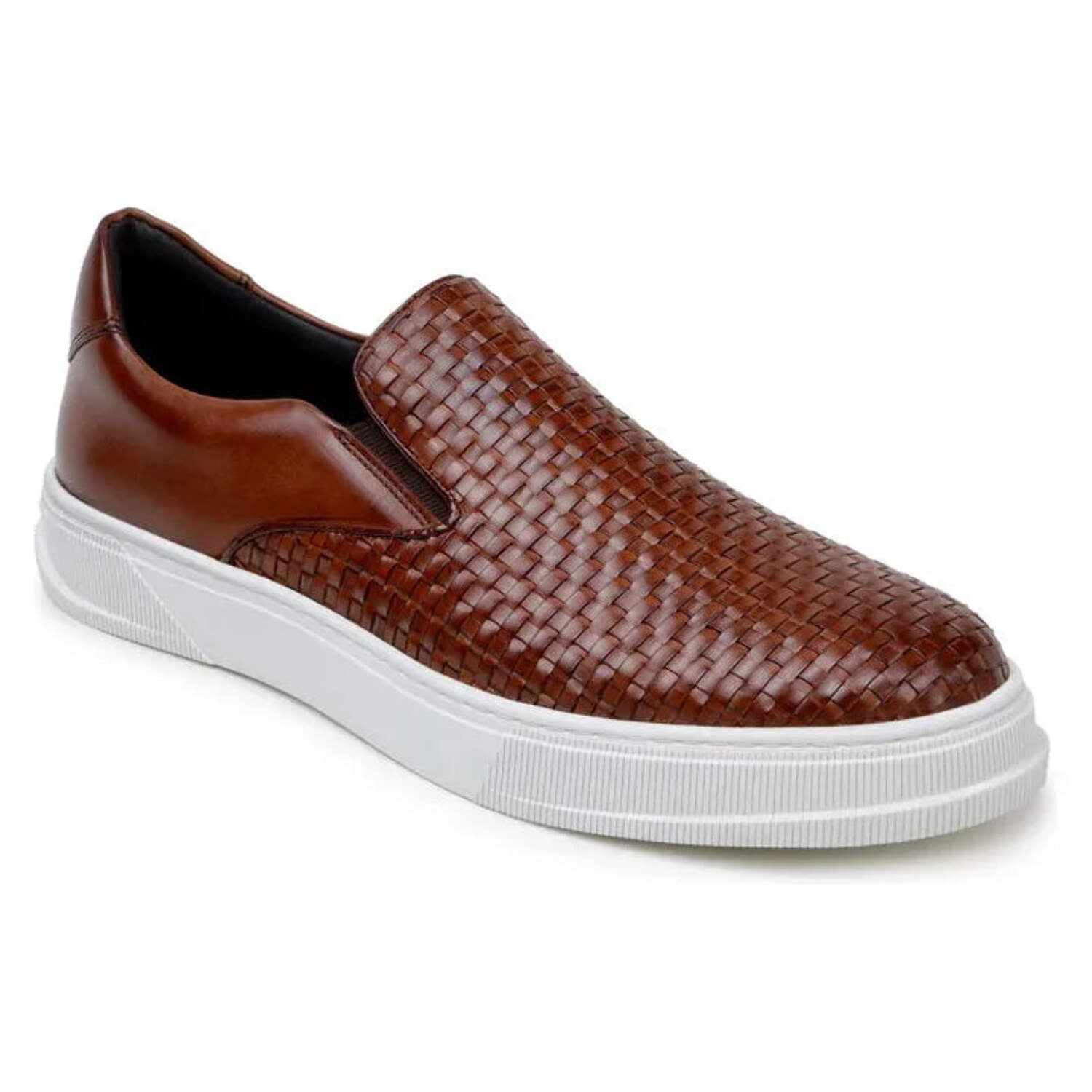 Belvedere Studio Enzo Men's Walking Lace Up Sneaker Leather Ant. Tan ...