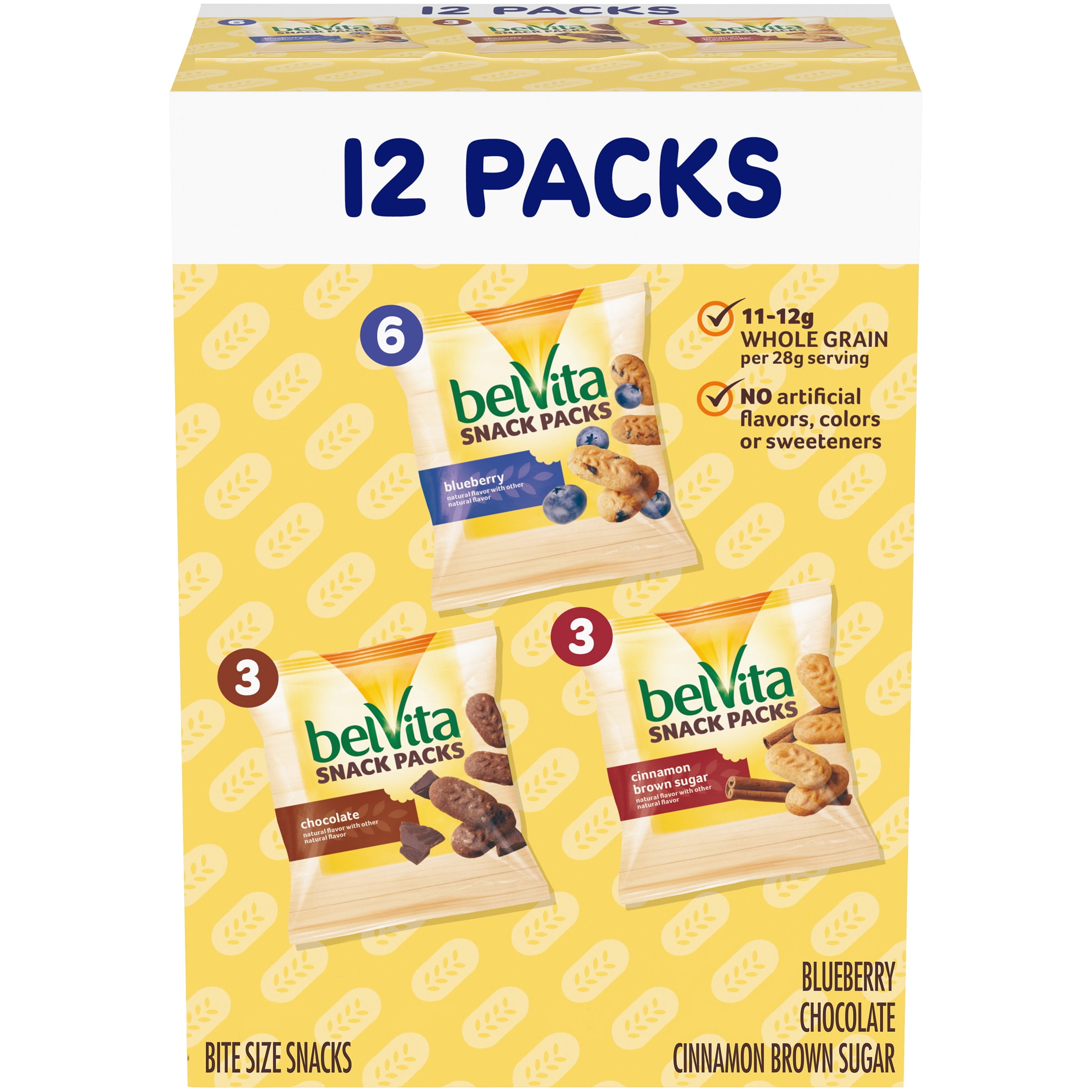 Belvita Mini Breakfast Biscuit Bites, Blueberry, Chocolate, Cinnamon ...
