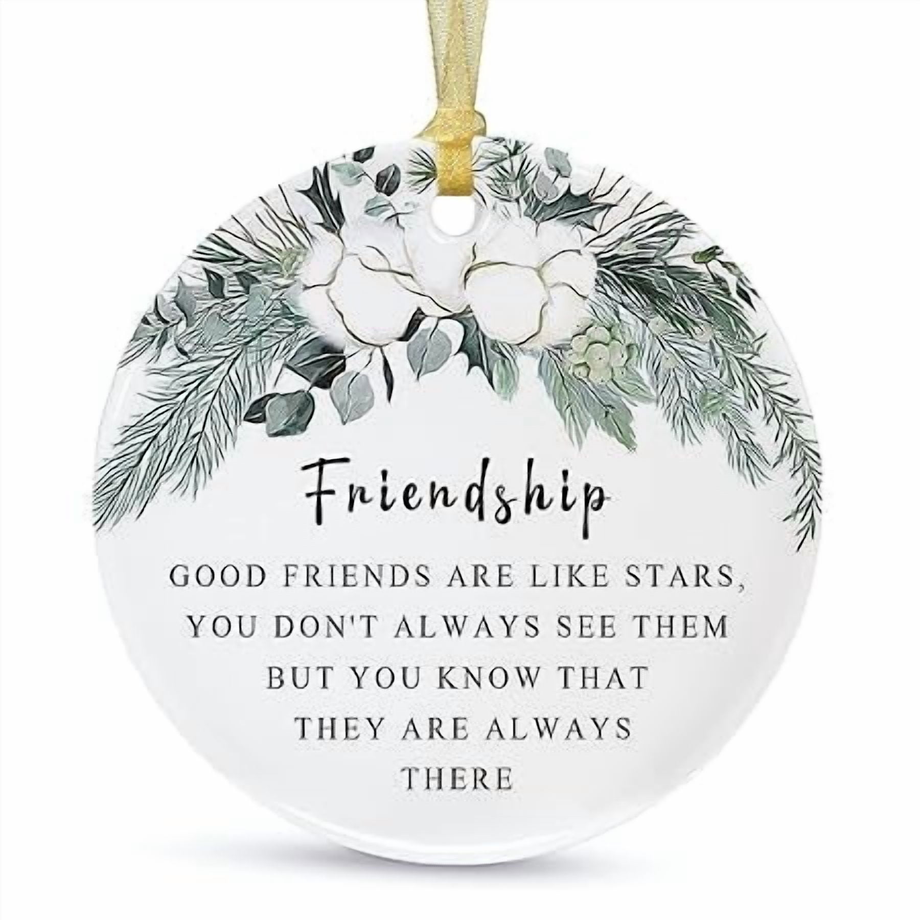 Belvo Best Friend Ceramic Ornament, Friendship Keepsake, Forever BFF ...