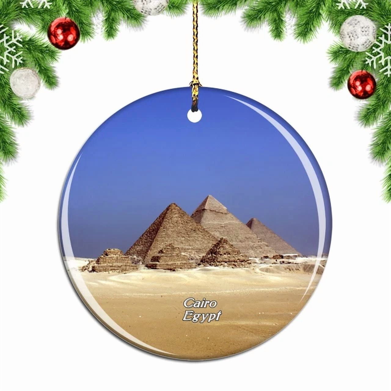 Belvo Ceramic Ornament Egypt Pyramids Of Giza Cairo City Travel ...