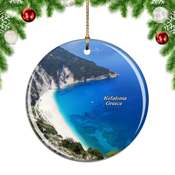 Belvo Ceramic Ornament Greece Kefalonia Island City Travel Souvenir ...