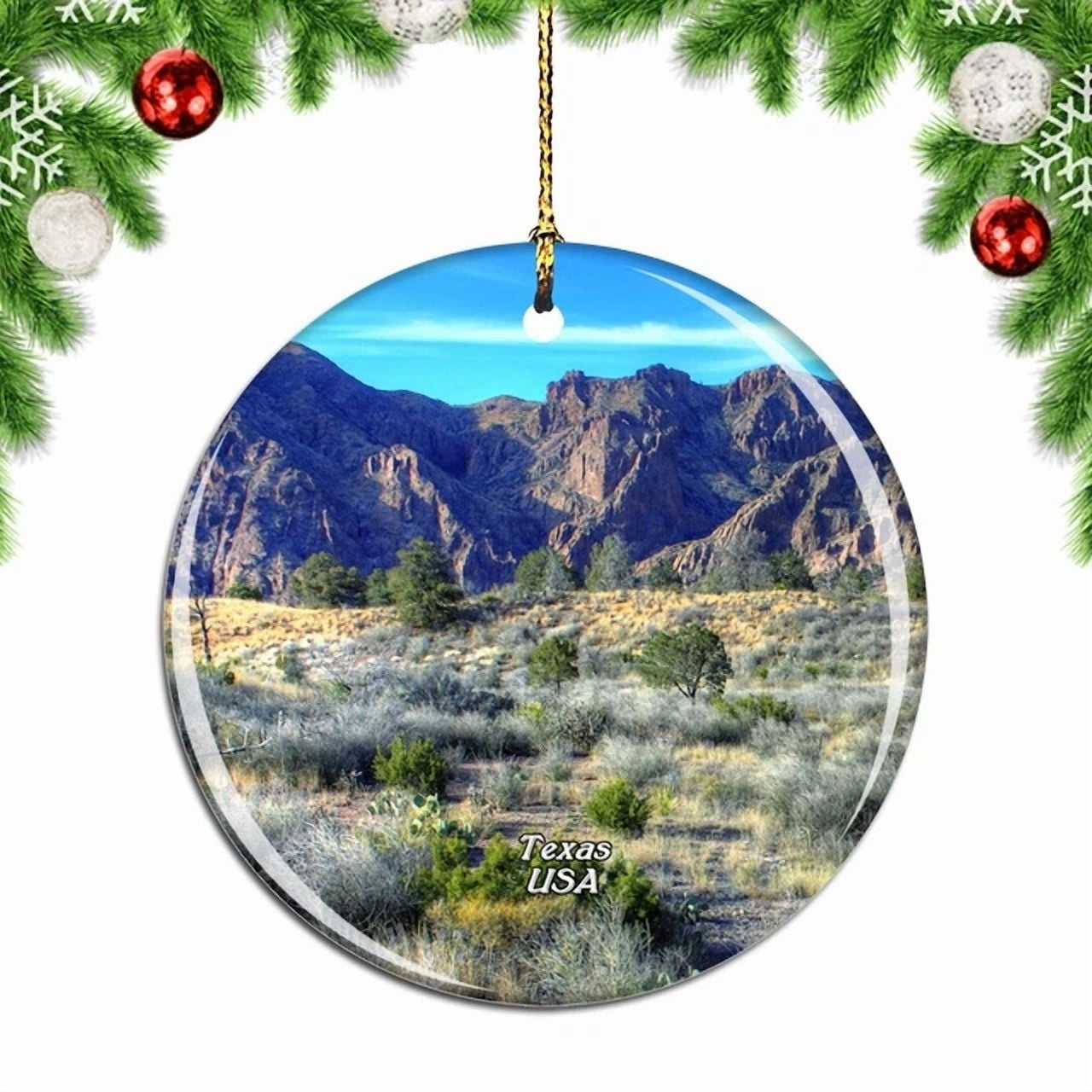Belvo Ceramic Ornament USA Big Bend National Park Texas City Travel ...