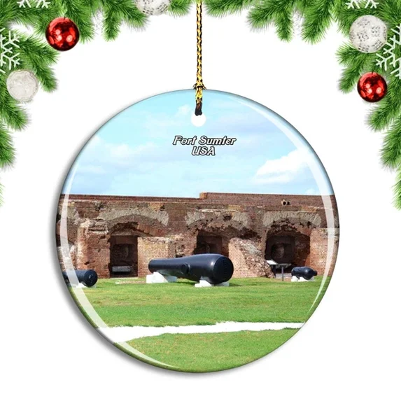 Belvo Ceramic Ornament USA Fort Sumter National Monument South Carolina ...