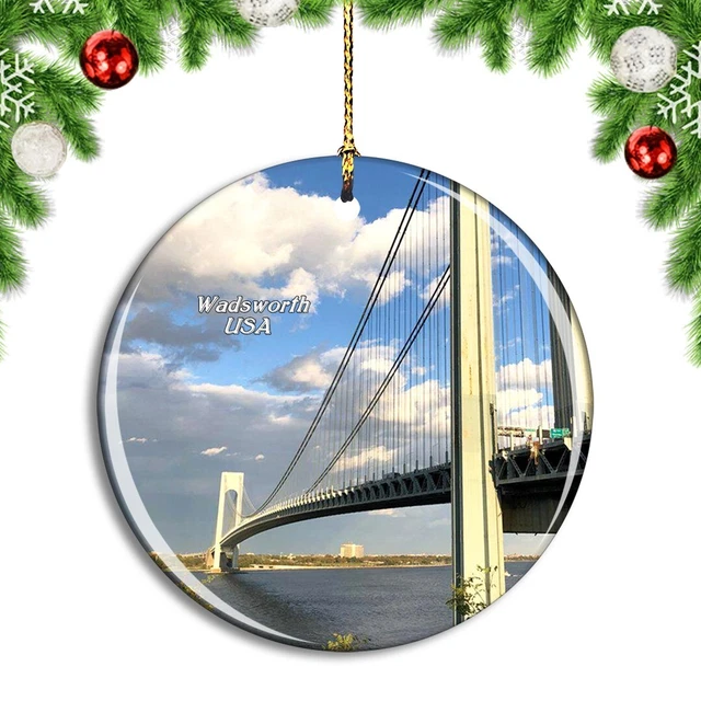 Belvo Ceramic Ornament USA Fort Wadsworth Staten Island New York City ...