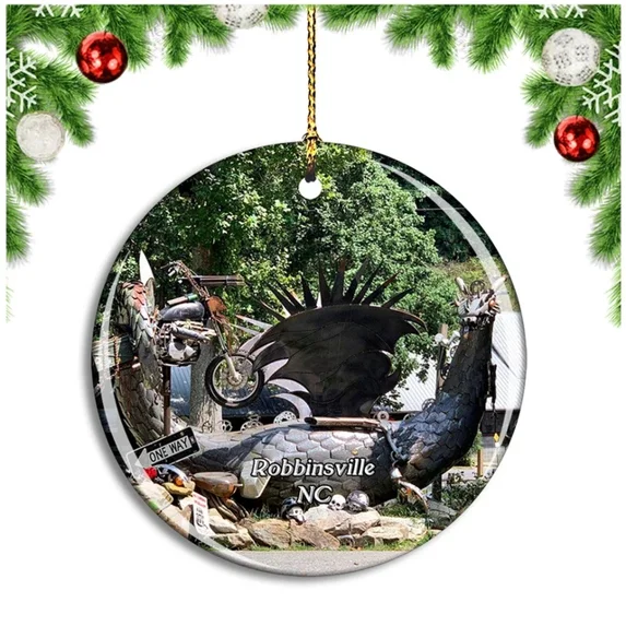 Belvo Ceramic Ornament USA Tail Of The Dragon Robbinsville North ...