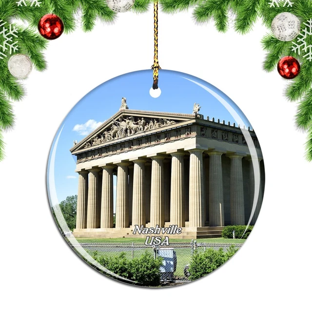 Belvo Ceramic Ornament USA The Parthenon Nashville Tennessee City ...