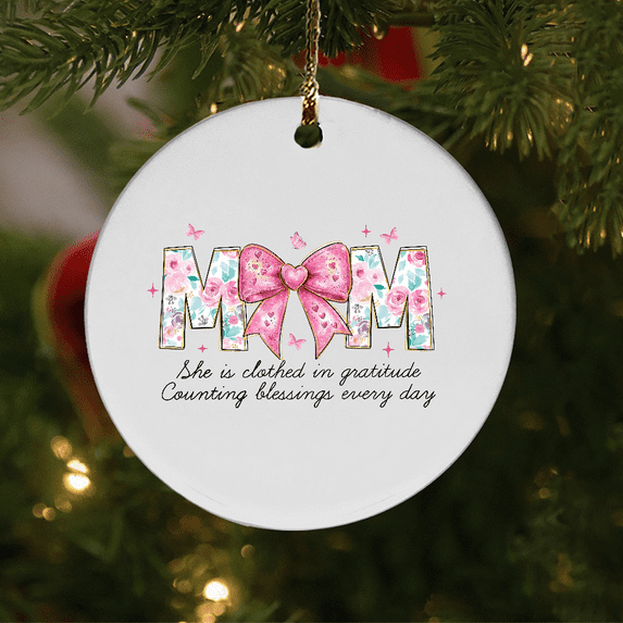 Belvo Coquette Mom Ornament Cute Bow Aesthetic Mothers Day Winter ...