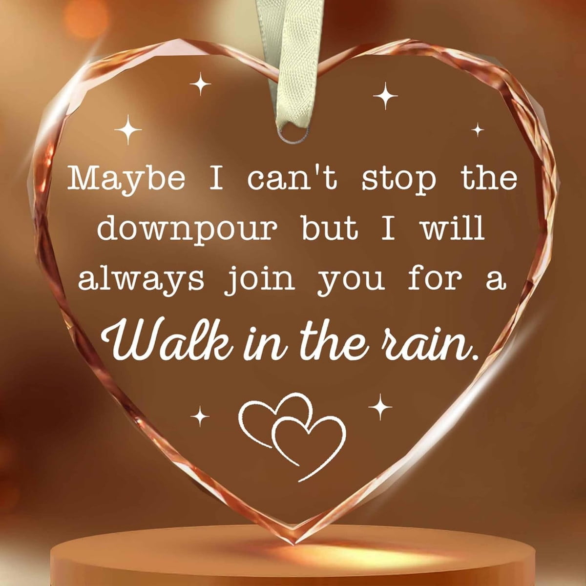 Belvo Ornament Friendship Gift Maybe I Can’t Stop the Downpour Keepsake ...