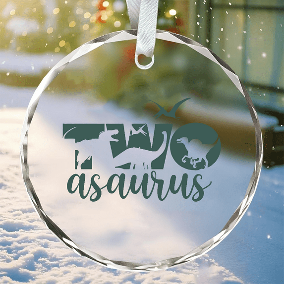 Belvo Two Asaurus Ornament, 2nd Birthday Dino Birthday, Cute Baby ...