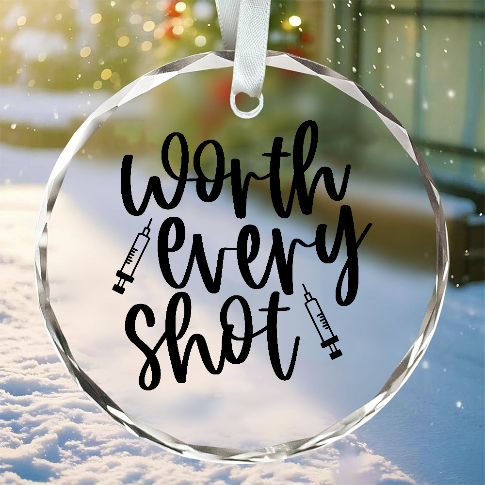 Belvo Worth Every Shot IVF Baby Ornament, In Vitro Pregnancy ...