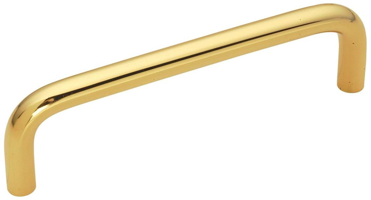 Keeler PW396-3 Polished Brass Solid Brass Cabinet Wire Pull - 96 mm ...
