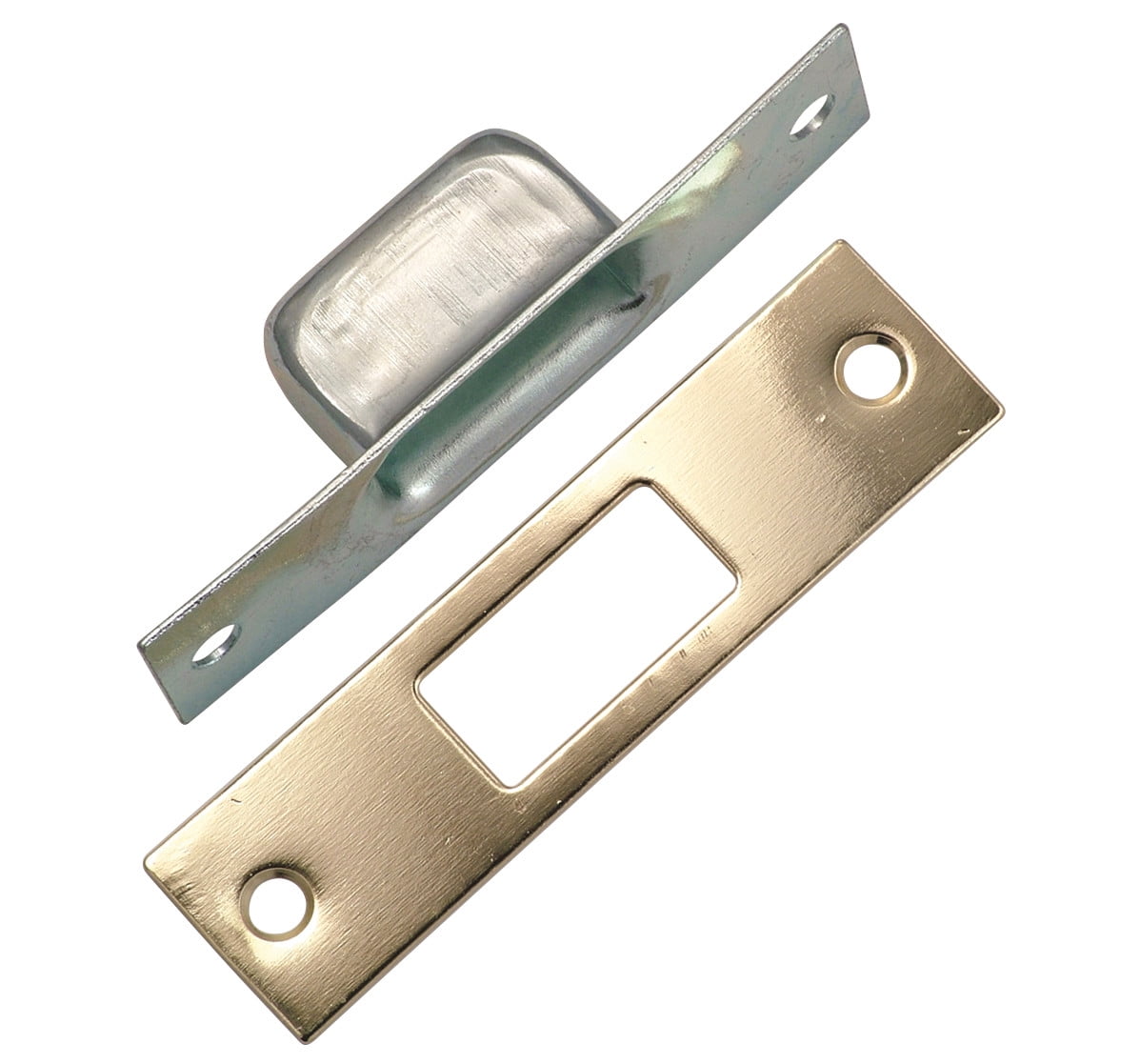 Belwith Products 1005 Zinc & Brass Box Strike & Plate - Walmart.com