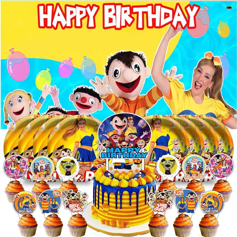 Bely Y Beto Birthday Party Plates Decorations Supplies Decor Cake ...