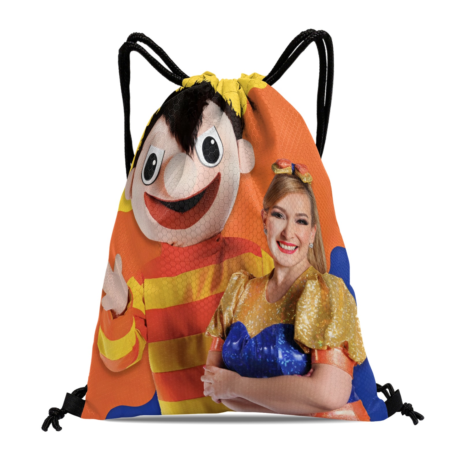 Bely Y Beto Drawstring backpack Gift, sports and fitness bag 16"x18 ...