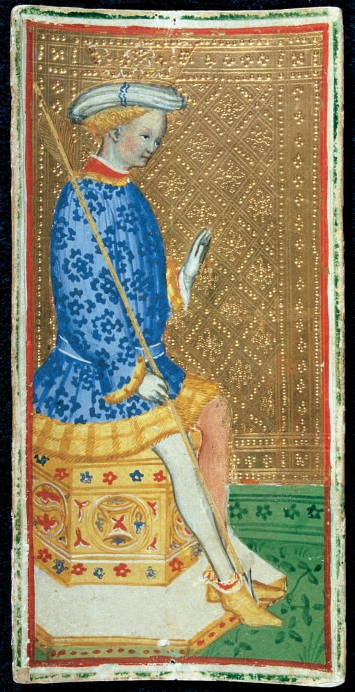 Bembo Bonifacio The Page Of Spades Tarot Cards 1420 - 1477 15Th Century ...