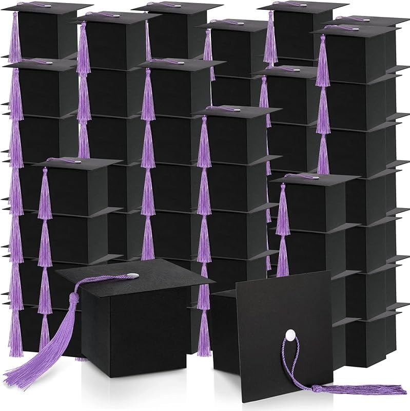 Bememo 100 Pieces Graduation Candy Boxes Graduation Party Favors Class ...