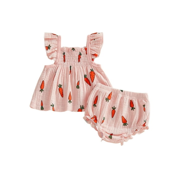BemeyourBBs 2Pcs Infant Baby Girl Easter Outfits Cute Newborn Spring ...