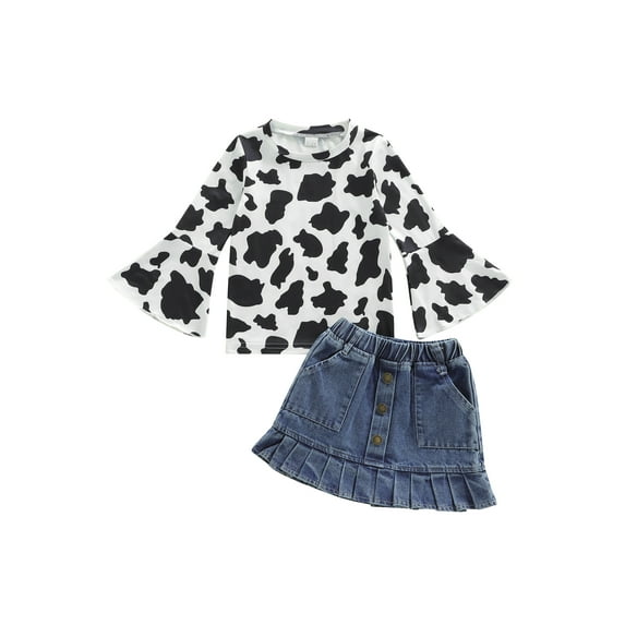 BemeyourBBs 2Pcs Toddler Baby Girl Spring Fall Outfit Western Cowgirl ...