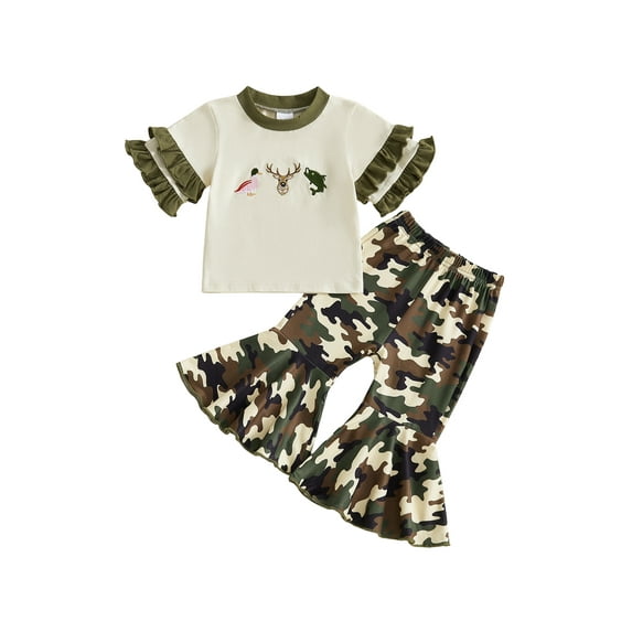 BemeyourBBs 2Pcs Toddler Baby Girls Hunting Clothes Infant Summer ...