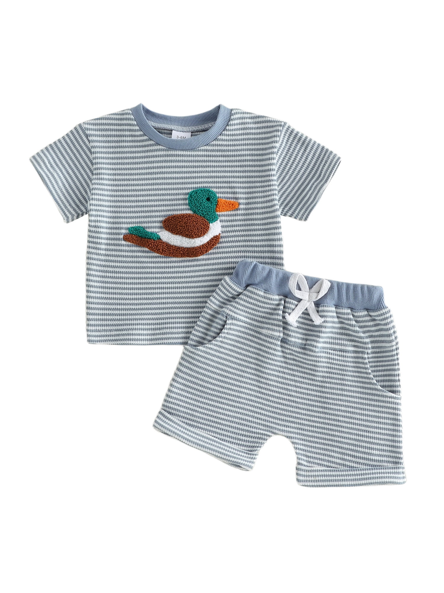 BemeyourBBs 2Pcs Toddler Boys Duck Outfits Baby Boy Summer Clothes ...