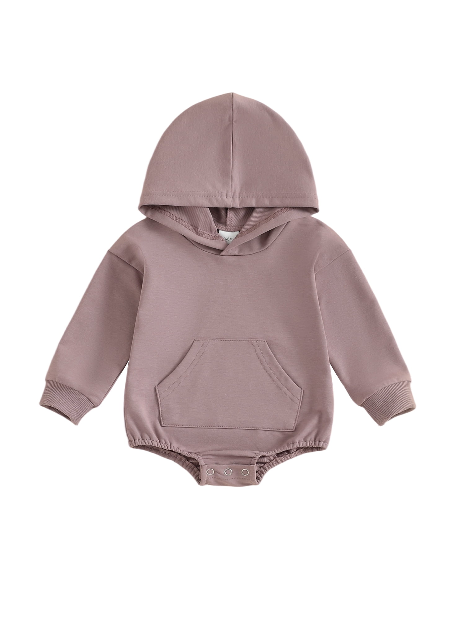 BemeyourBBs Baby Boy Girl Hooded Romper Infant Hoodie Sweatshirt Long ...