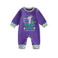BemeyourBBs Baby Boy Girl My First Mardi Gras Outfit Carnival Romper ...