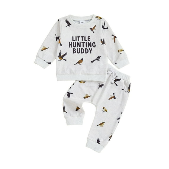 BemeyourBBs Baby Boy HuntingOutfits Fall Winter Clothes Animal Letter ...