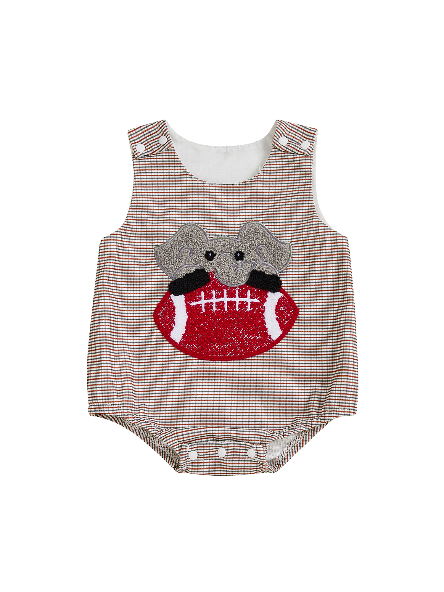 BemeyourBBs Baby Boy Romper Fall Sleeveless Animal Football Embroidery ...