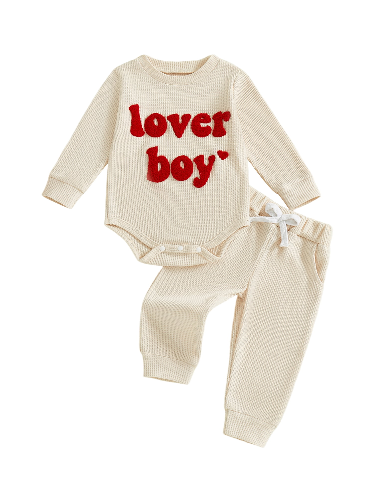 BemeyourBBs Baby Boy Spring Clothes Valentines Day Outfits Lover Boy ...
