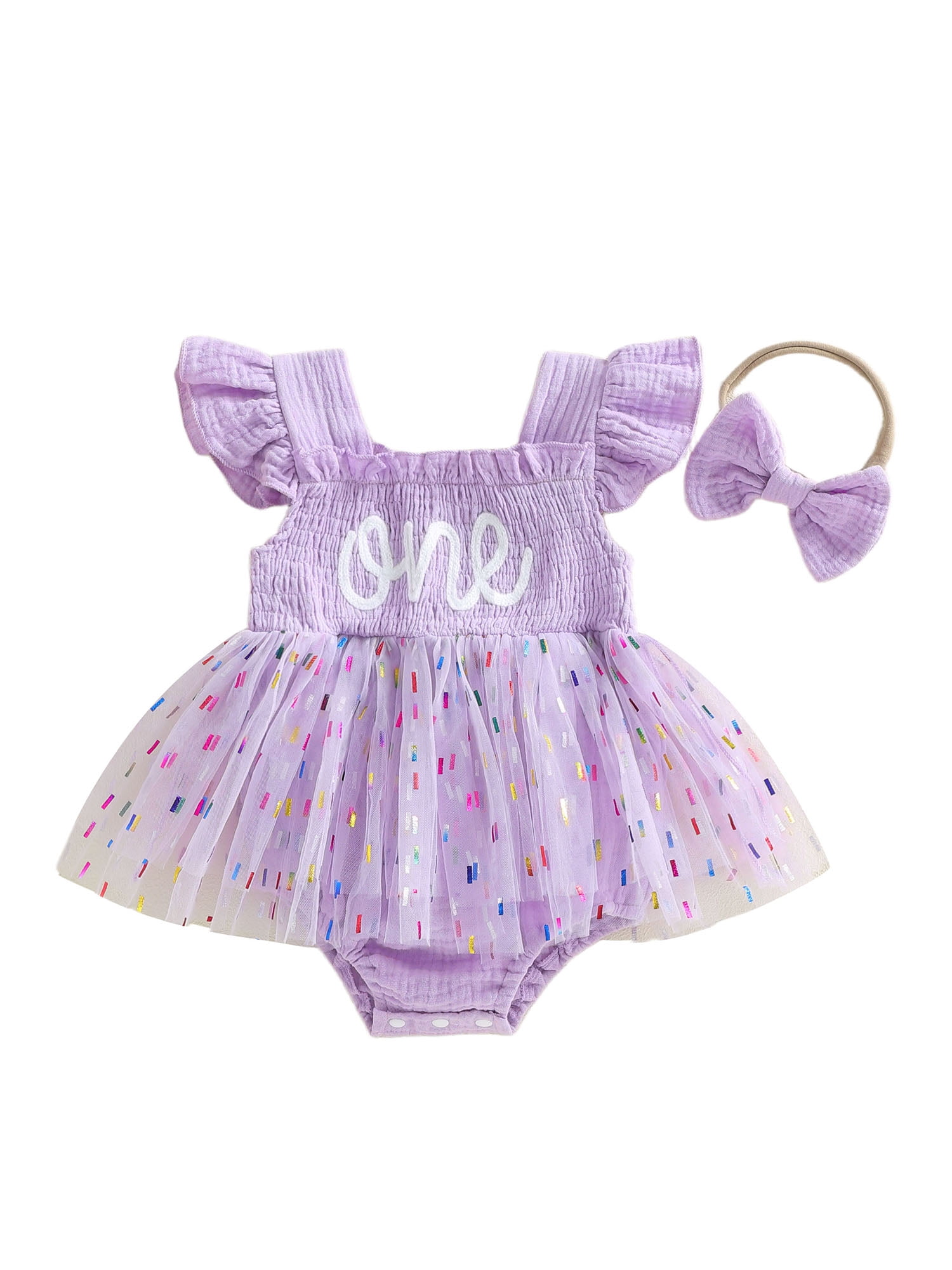 BemeyourBBs Baby Girl First 1st Birthday Outfit One Years Old Birthday ...