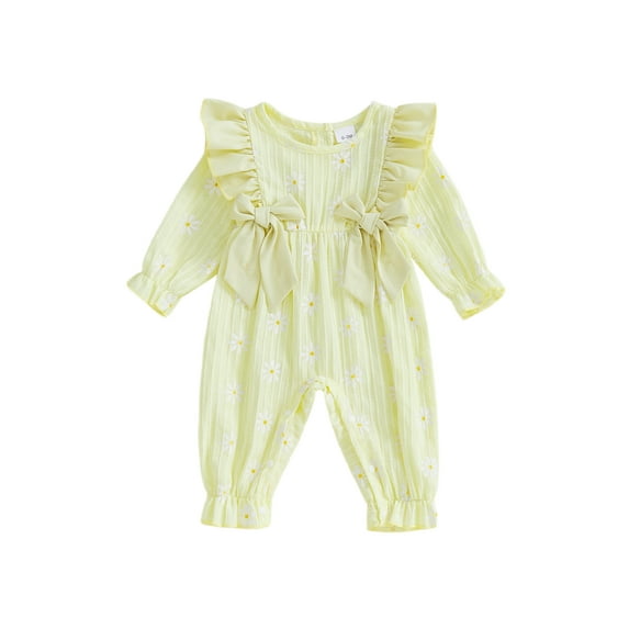 BemeyourBBs Baby Girl Spring Summer Fall Winter Clothes Daisy Romper ...