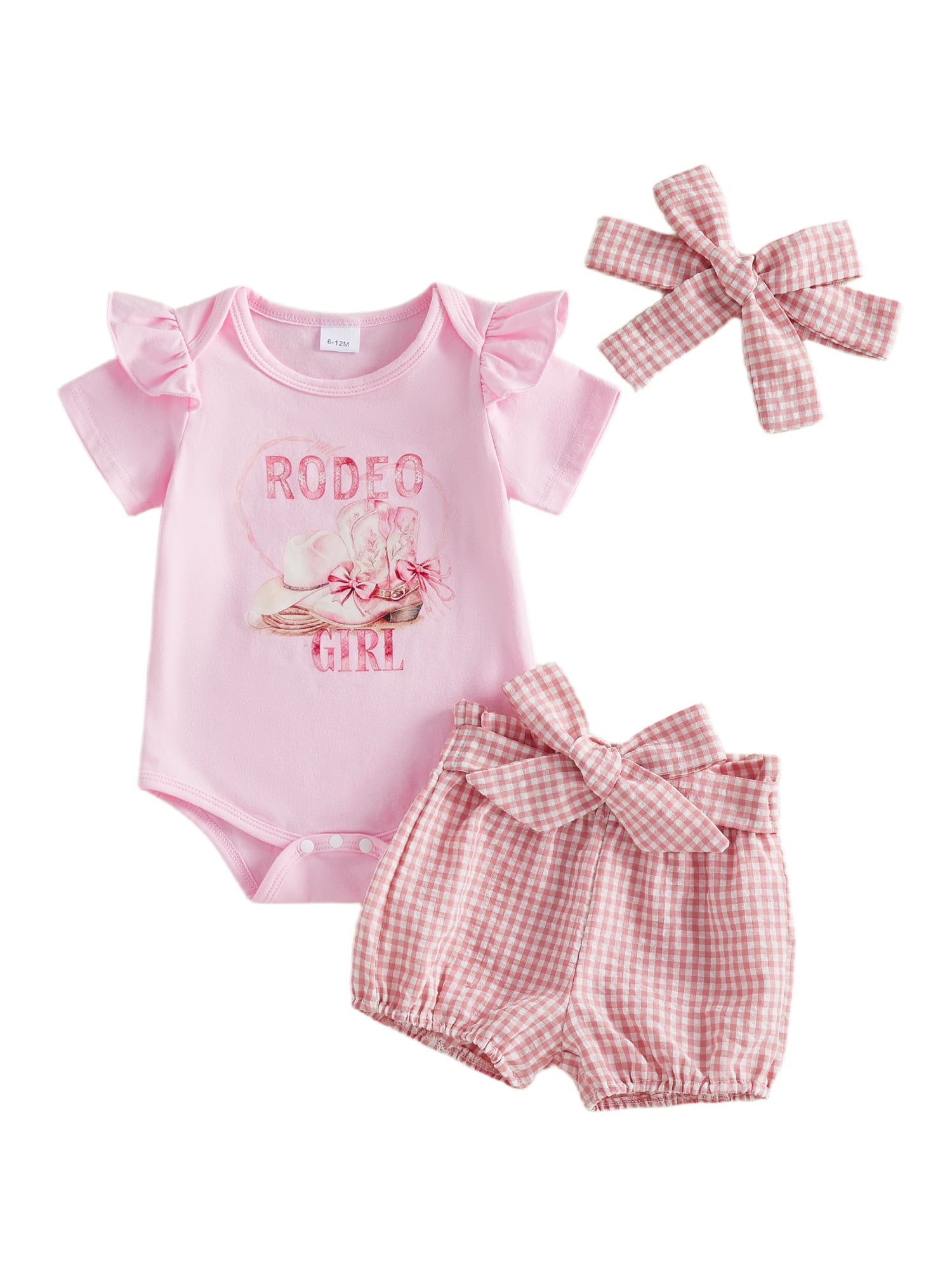 BemeyourBBs Baby Girls Western Summer Clothes Infant Baby Girl Cowgirl ...