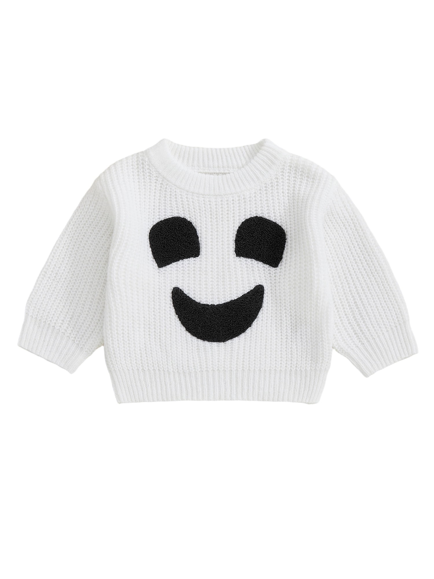 BemeyourBBs Baby Halloween Sweaters Long Sleeve Crew Neck Ghost ...