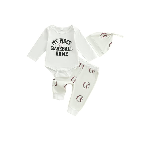 BemeyourBBs Bewborn Baby Boy My First Baseball Game Outfits Fall ...
