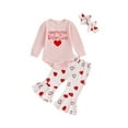 BemeyourBBs Daddy's Valentine Baby Girls Valentine Day Outfits Long ...