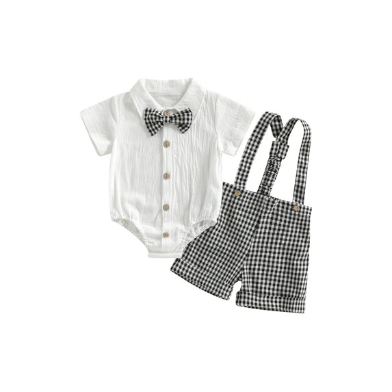 BemeyourBBs Infant Baby Boys Gentleman Outfits Newborn Baptism Day ...