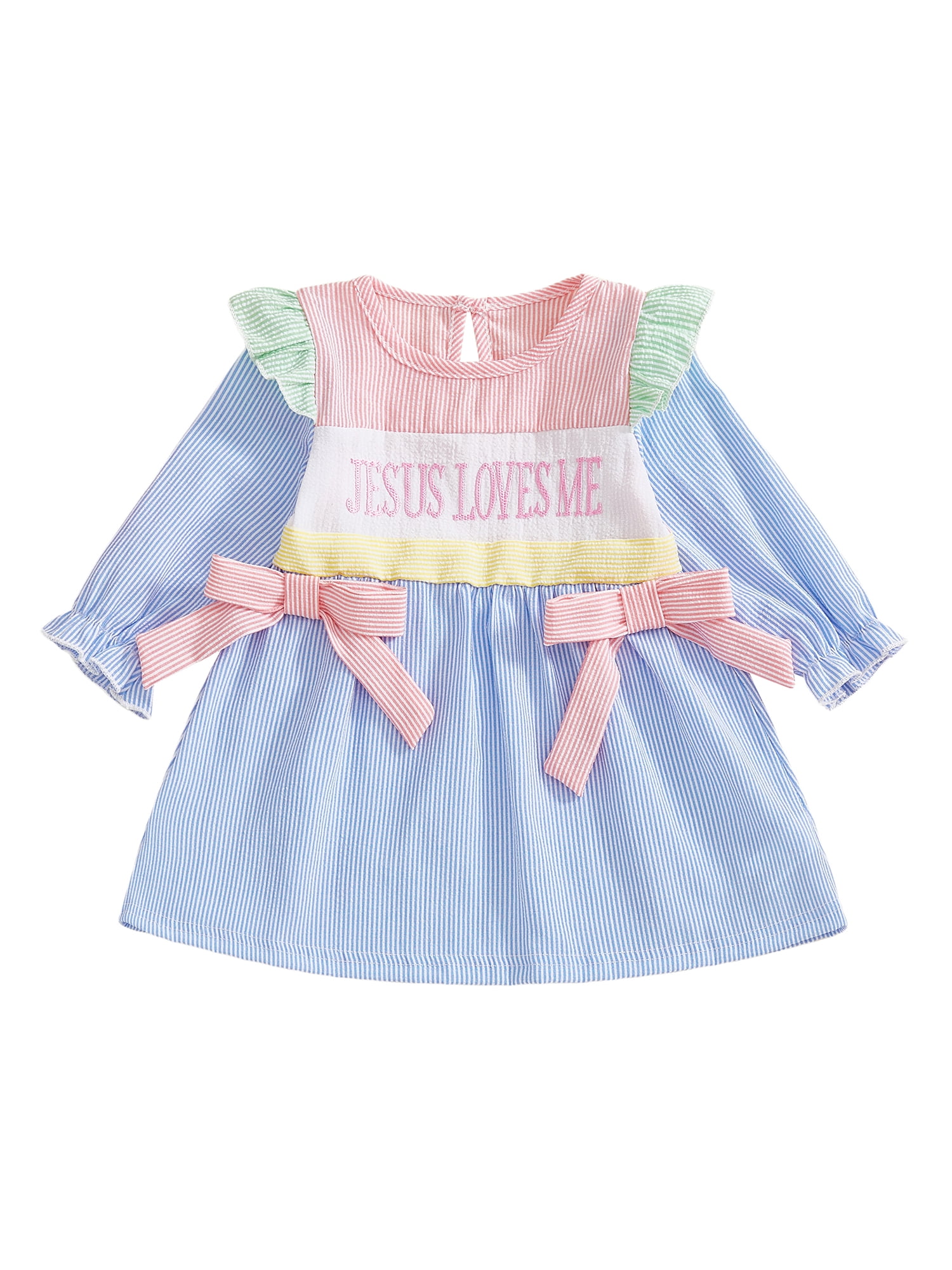 BemeyourBBs Jesus Loves Me Baby Girl Outfit Toddler Girls Christmas ...