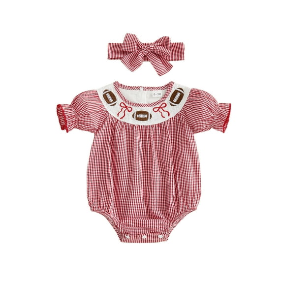 BemeyourBBs Little Big Sister Matching Outfits Baby Girl Plaid Print ...