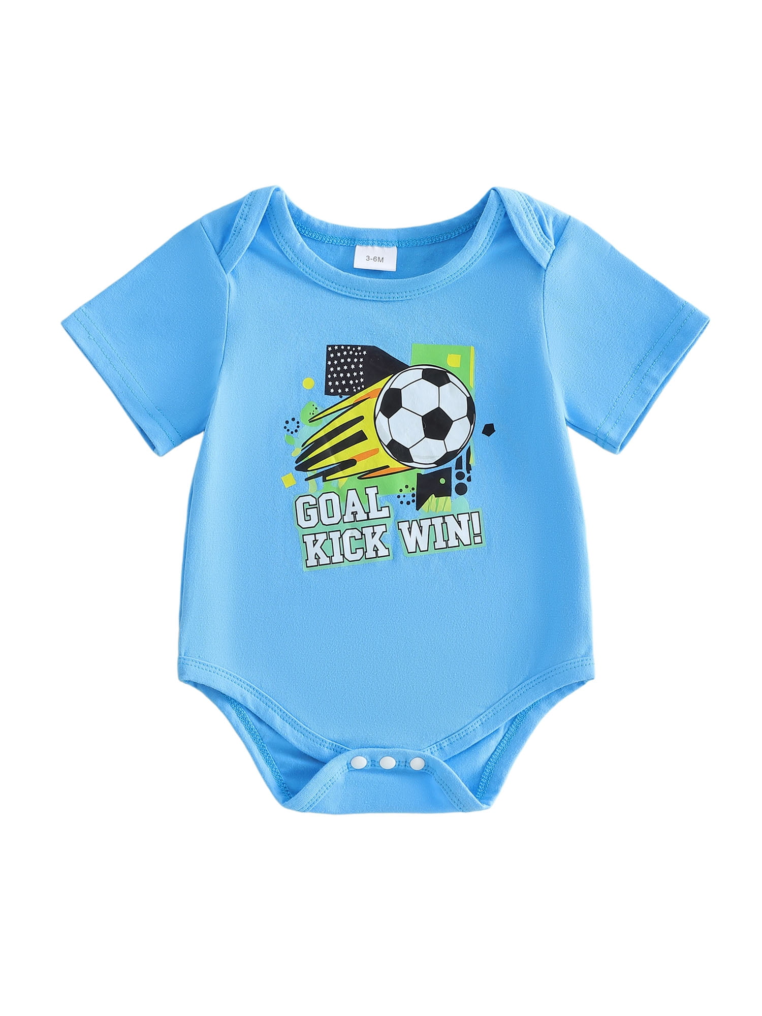 BemeyourBBs Newborn Baby Boy Football Outfit Baby My First Goal Soccer ...