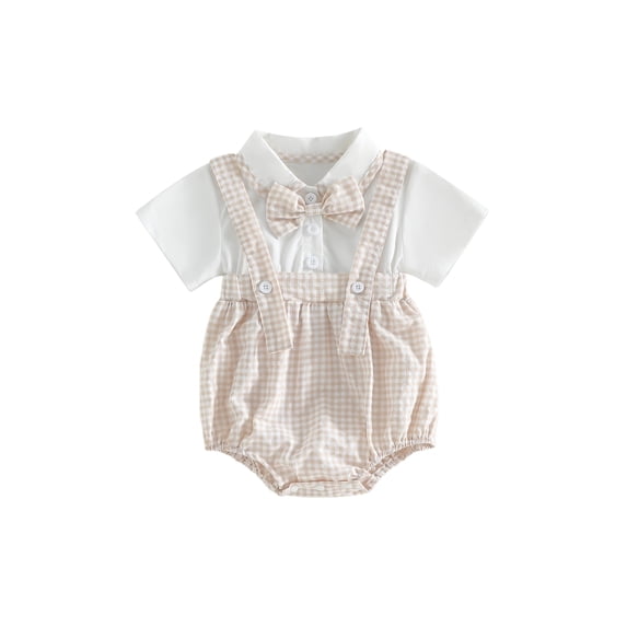 BemeyourBBs Newborn Baby Boy Gentleman Outfit Infant Baby Boy Summer ...