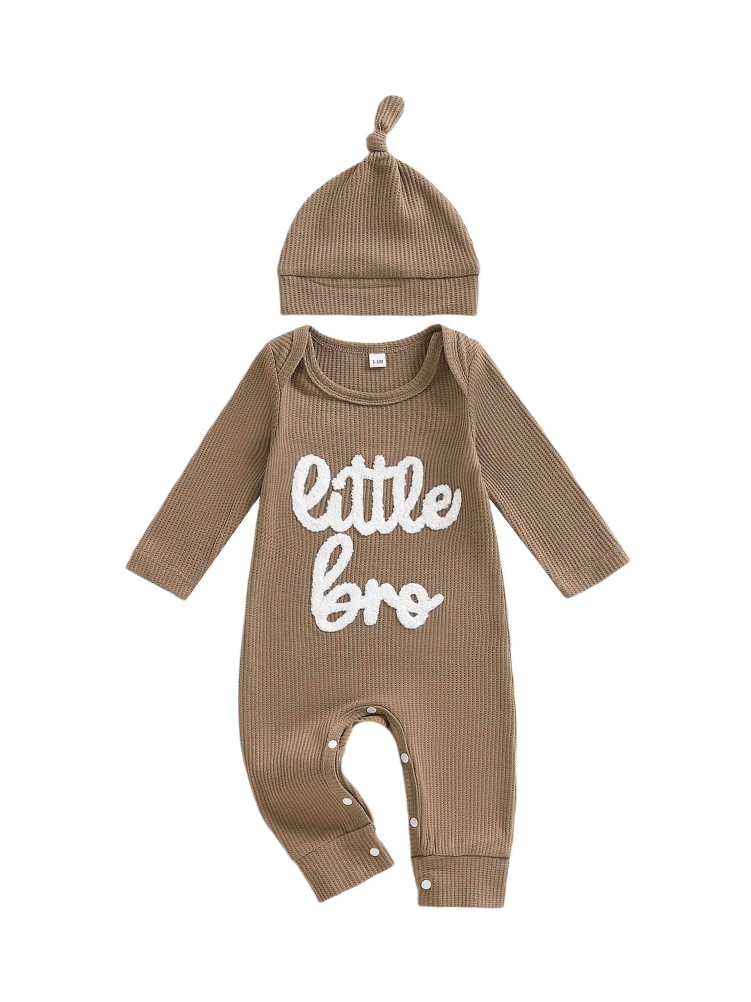 BemeyourBBs Newborn Baby Boy Little Brother Outfit Hospital Coming Home ...