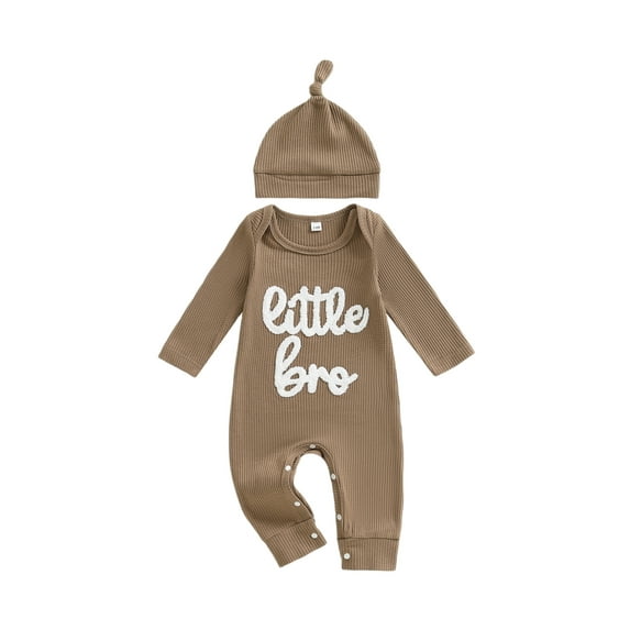 BemeyourBBs Newborn Baby Boy Little Brother Outfit Hospital Coming Home ...