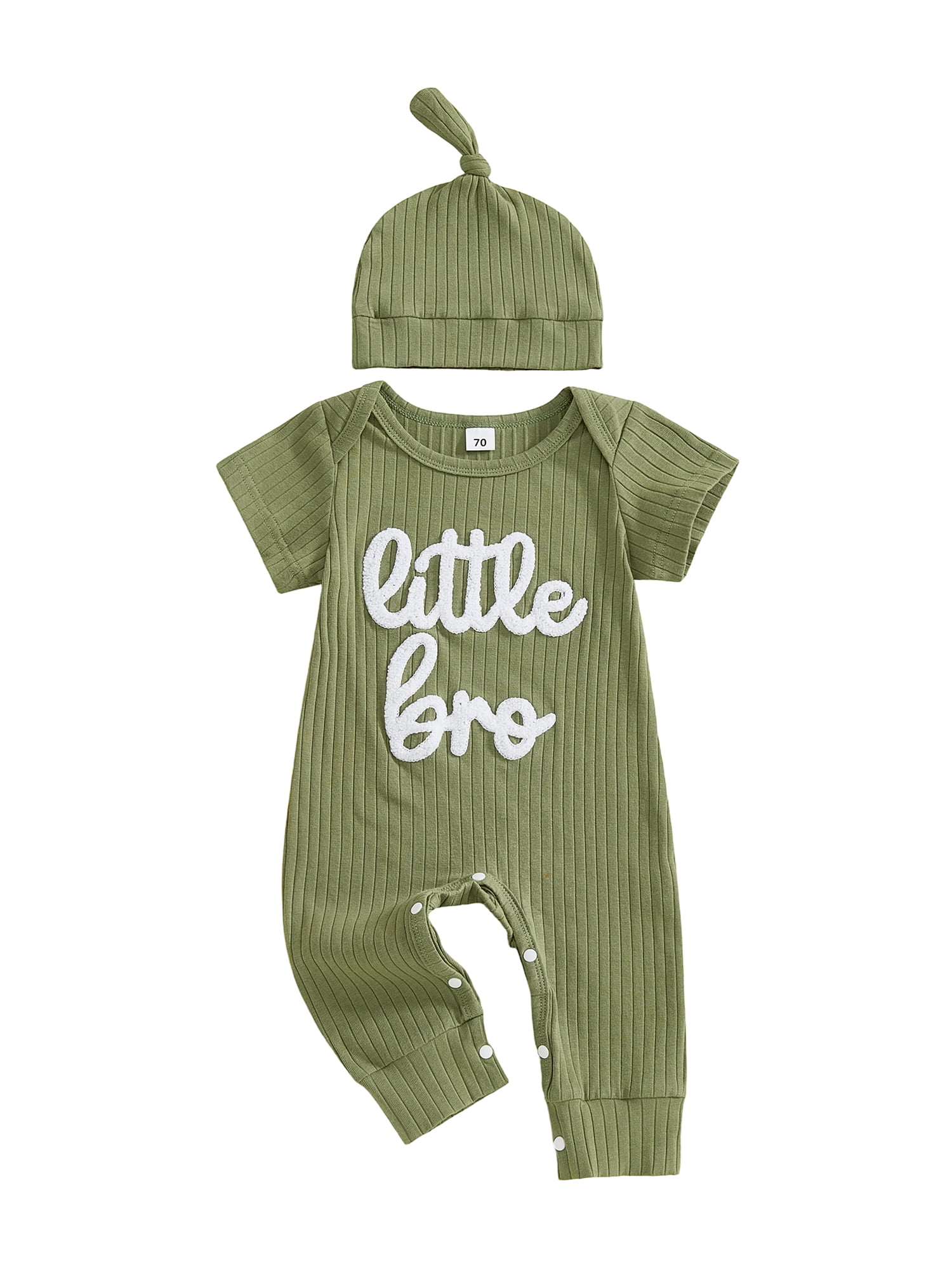 BemeyourBBs Newborn Baby Boy Little Brother Outfits Cute Little Bro ...