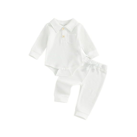 BemeyourBBs Newborn Baby Boy Spring Fall Winter Outfit Basic Baby ...